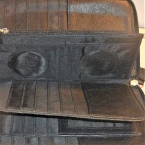 Bags | Black Leather Wallet Walker Industries Credit Card Holder ...